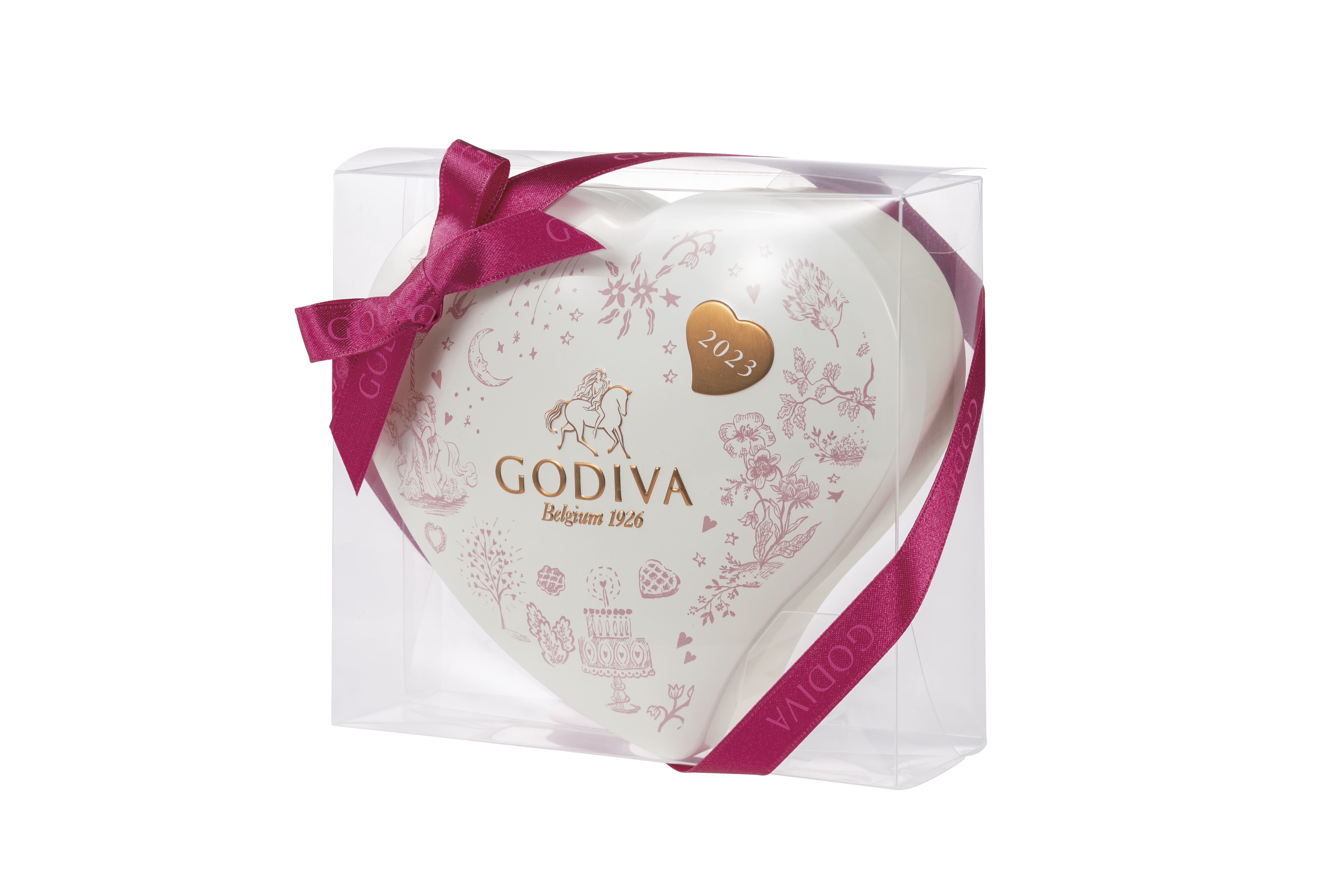 メリーゴーランド ワッフル G キューブ アソートメント ハート缶 (10粒入) | GODIVA（ゴディバ）のプレゼント・ギフト通販 | TANP（タンプ）